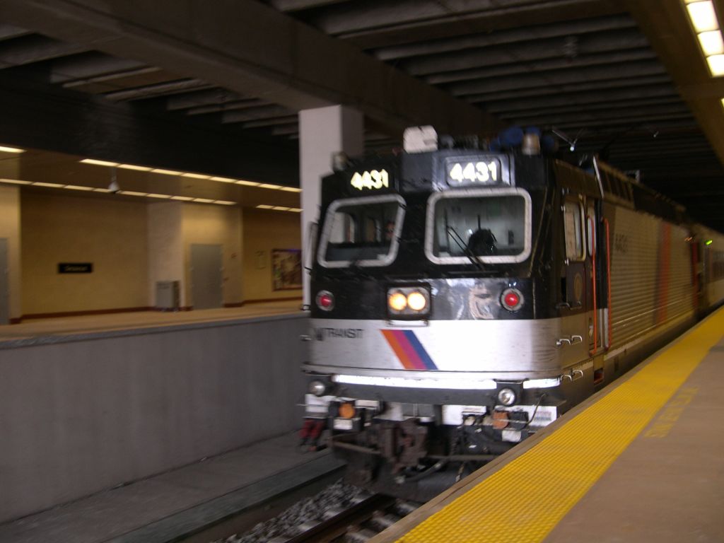 NJT 4431 Leads A Southbound Train On The Northeast Corridor Line To Trenton, NJ